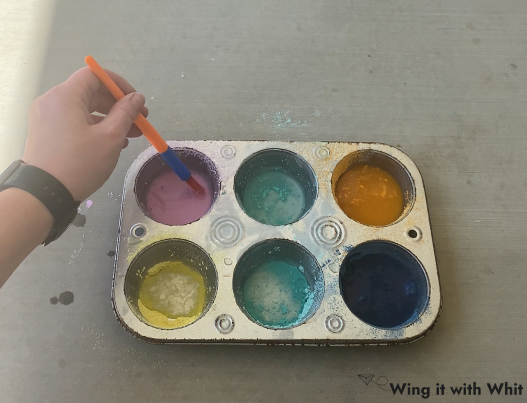 How to Make Chalk Paint: A Fun Outdoor Activity for Kids – Wing it with ...