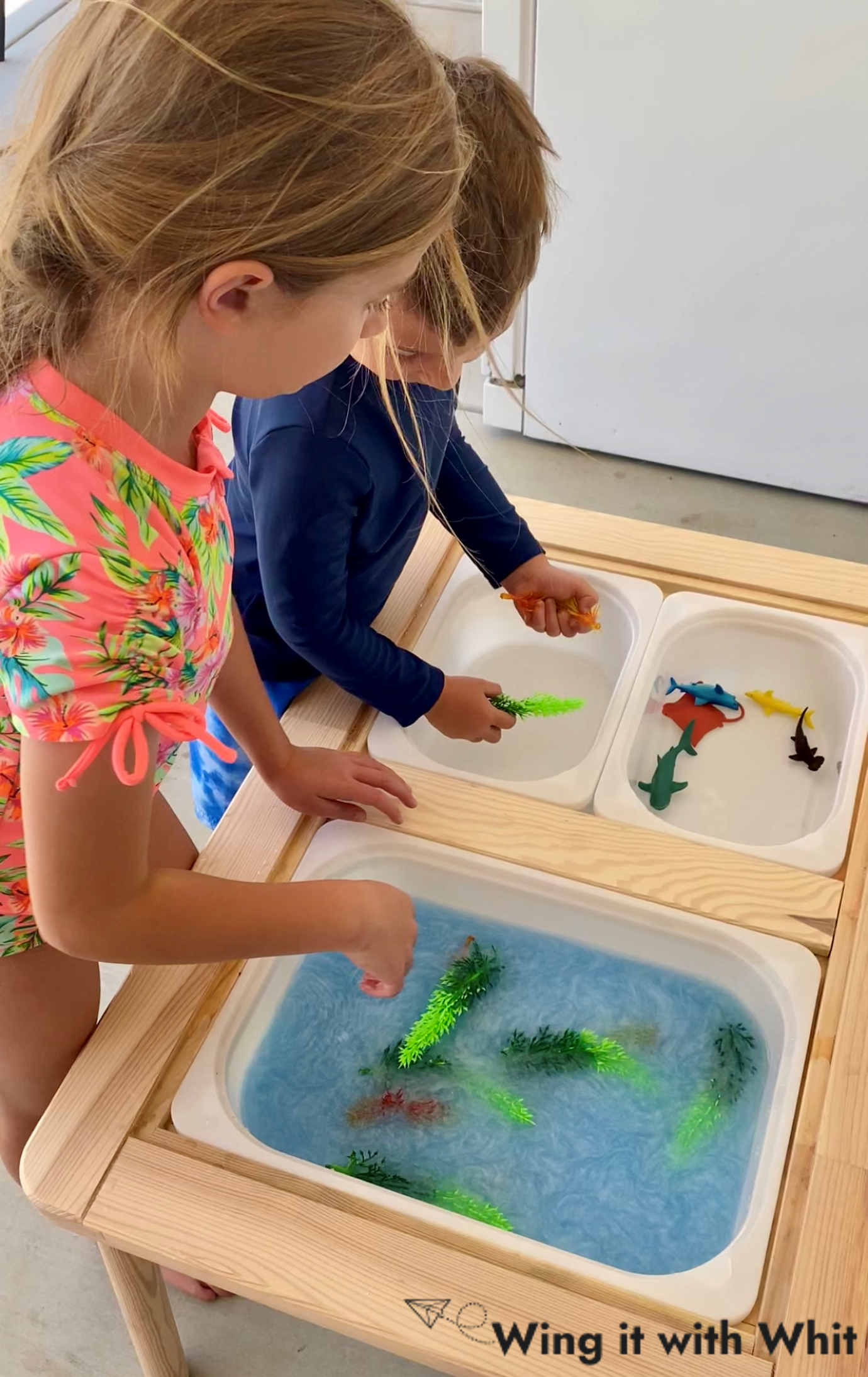 Magical Shimmer Water Sensory Activity for Kids – Wing it with Whit