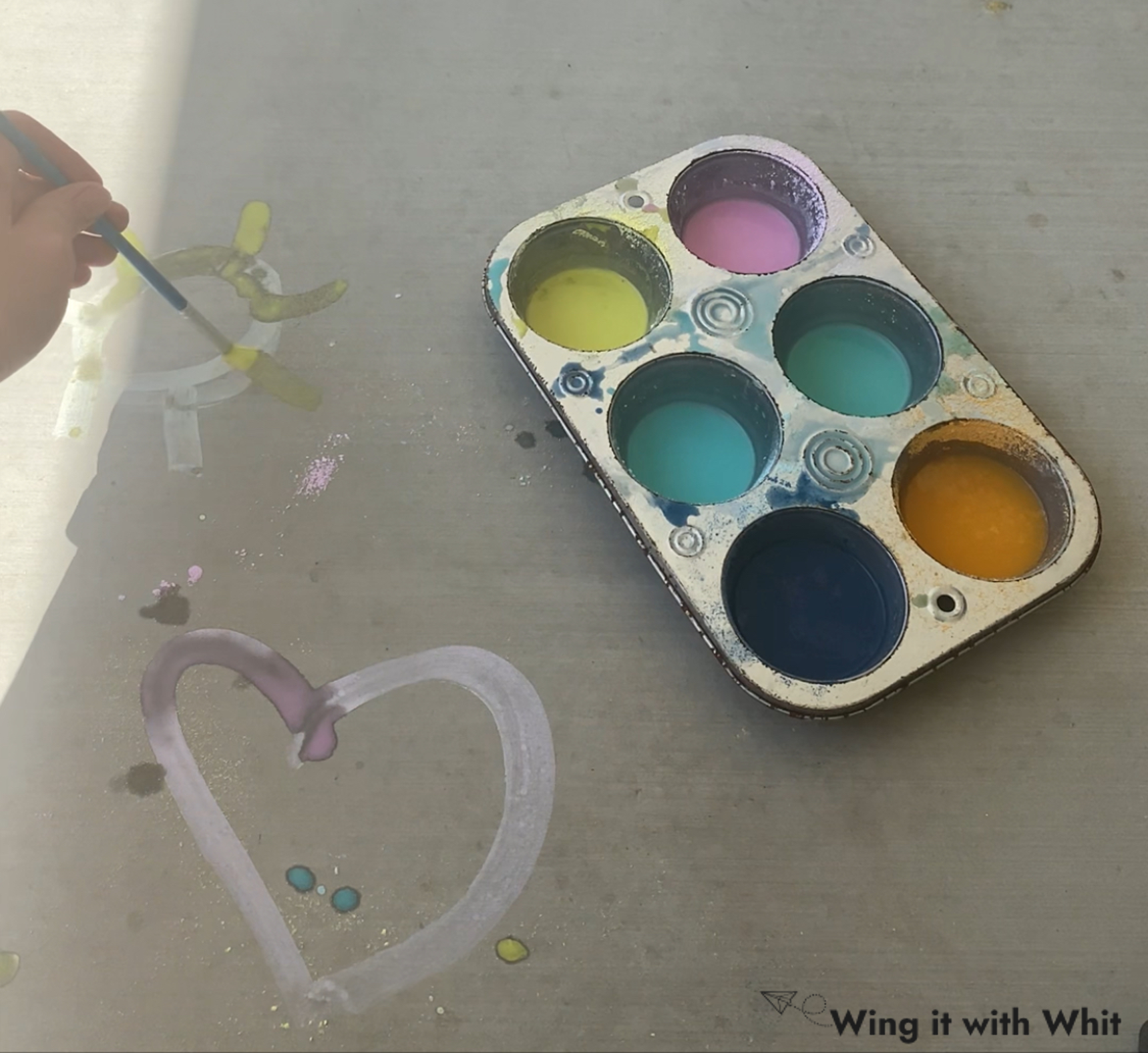 How to Make Chalk Paint: A Fun Outdoor Activity for Kids – Wing it with ...